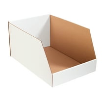 Global Industrial Open Top Corrugated Bin Box, 6"W x 12"D x 4-1/2"H ...