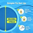 Splash Pad for Dogs, Thickened Non-Slip Dog Sprinkler Splash Pad, Tear ...