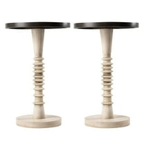 COZAYH Pedestal Tray Top End Table for Holding Drinks, Lamps or Plants ...
