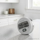Mainstays Digital Kitchen Timer, Magnetic Countdown Count up Timer with ...