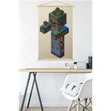 Minecraft - Zombie Swamp Wall Poster with Magnetic Frame, 22.375" x 34 ...