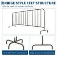 Interlocking Steel Barricade, Heavy-Duty Snap-fit Steel Barricade ...