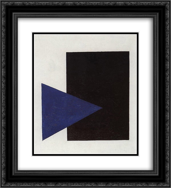 Kazimir Malevich 2x Matted 20x24 Black Ornate Framed Art Print ...