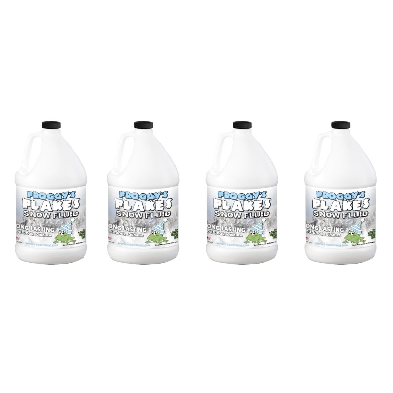 Froggy's Fog Long Lasting Evaporative Snow Juice, 1 Gallon (4 Pack ...