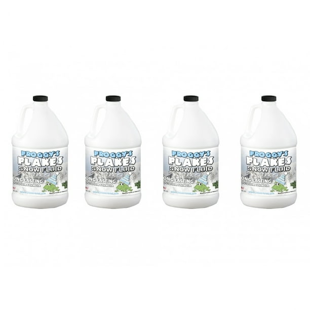 Froggy's Fog Long Lasting Evaporative Snow Juice, 1 Gallon (4 Pack ...