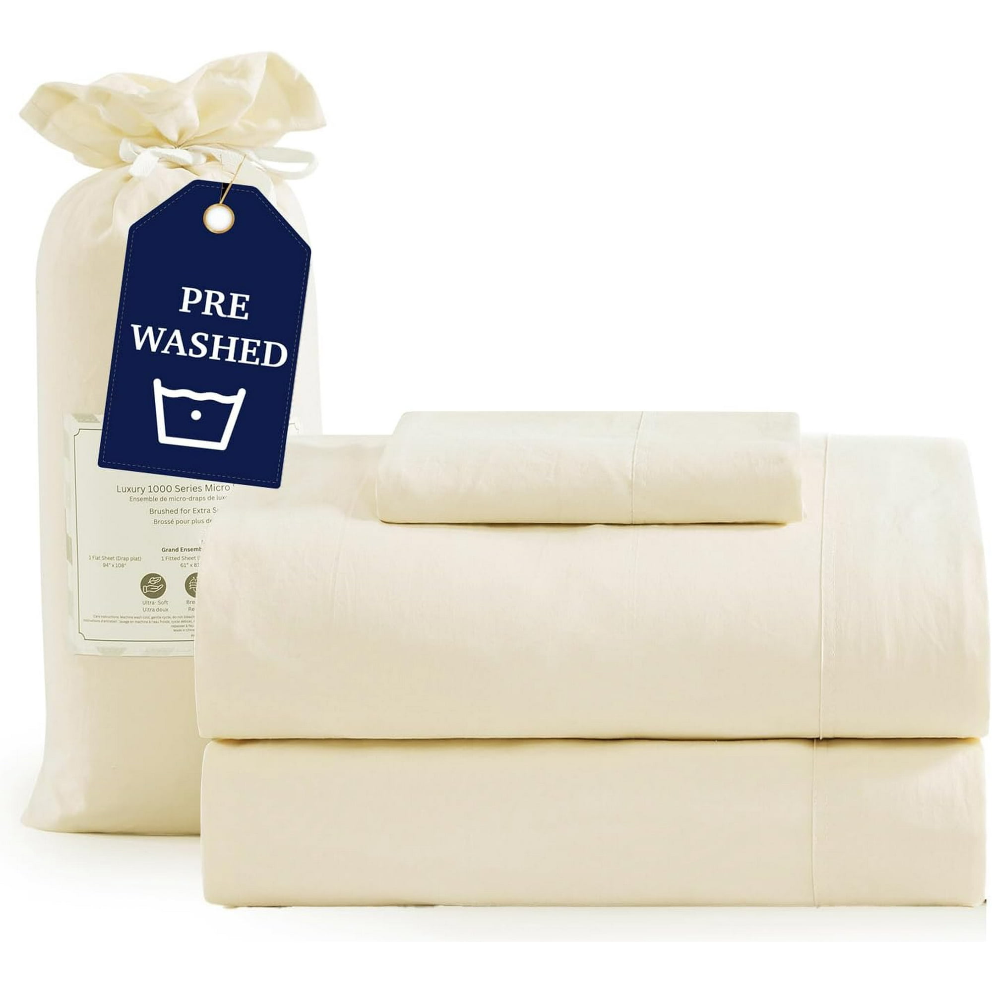 Click here for Siabc-Oxygen-Washed Twin Xl Sheet Set - Ultra-Soft... prices