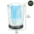 mDesign Plastic/Steel Compact Small Disposable Paper Cup Dispenser ...