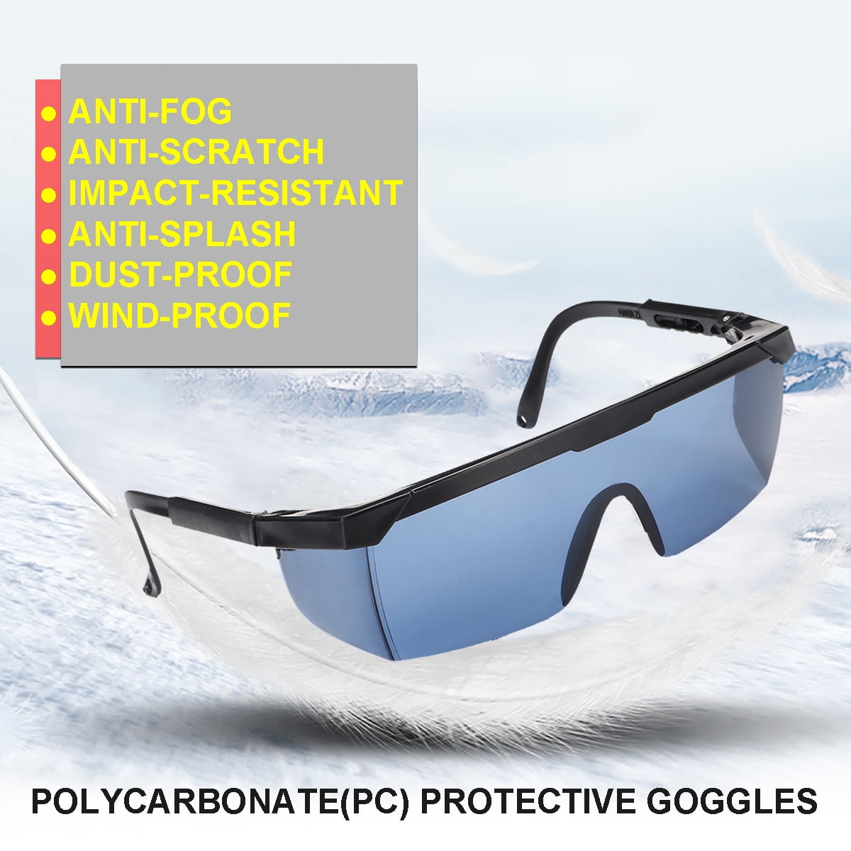 Anti-Splash Dust-proof Goggles Cycling Eye Protector Work Safety ...