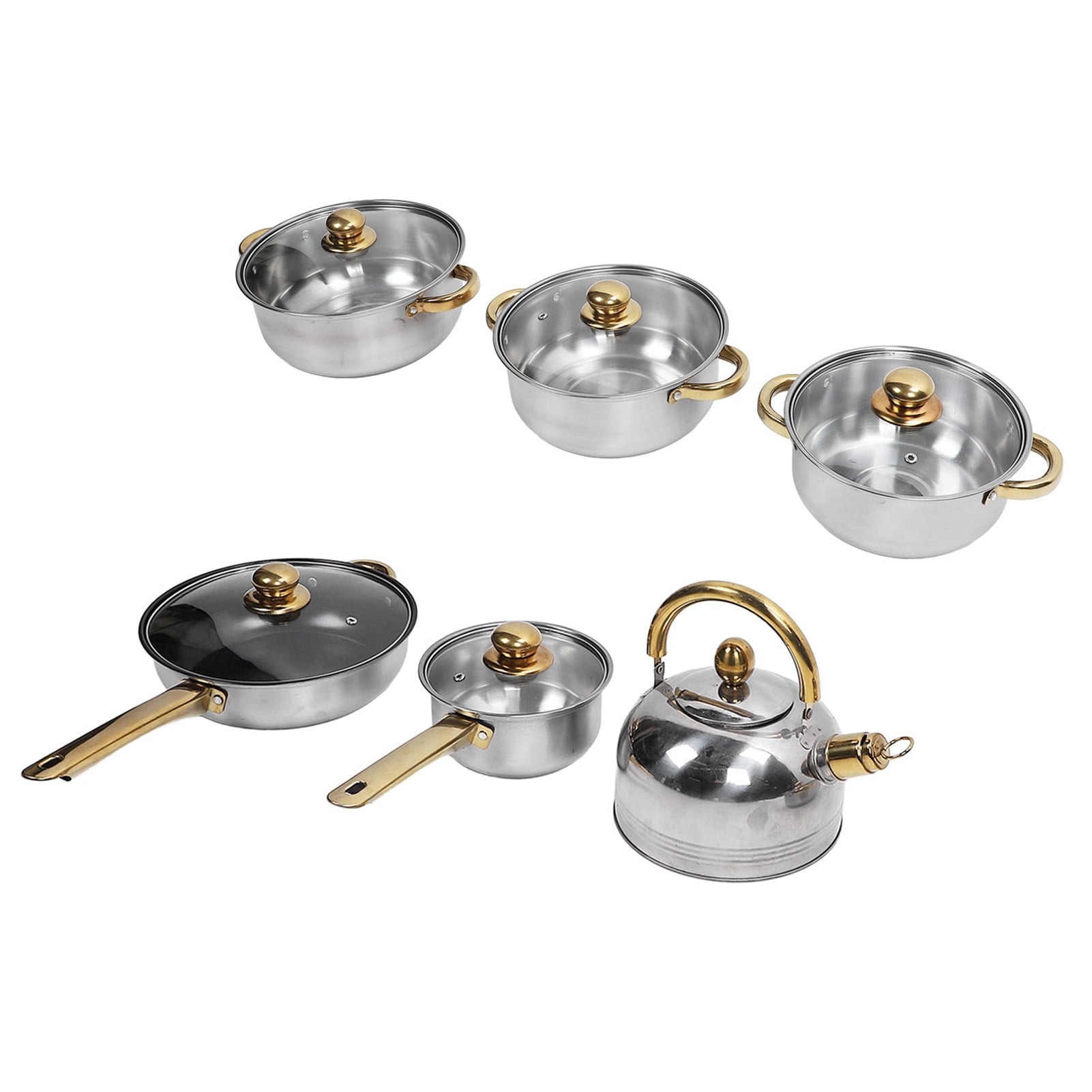 Click here for Zaqw Stainless Steel Pots And Pans Set  Small Indu... prices