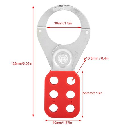 Anti-Spark Industrial 6 Holes Buckle Buckle Hasp Lock Safety Hasp ...