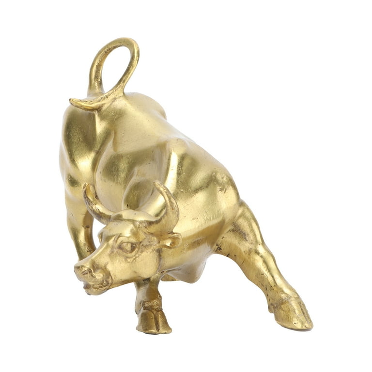 Wall Street Bull Desktop Statue