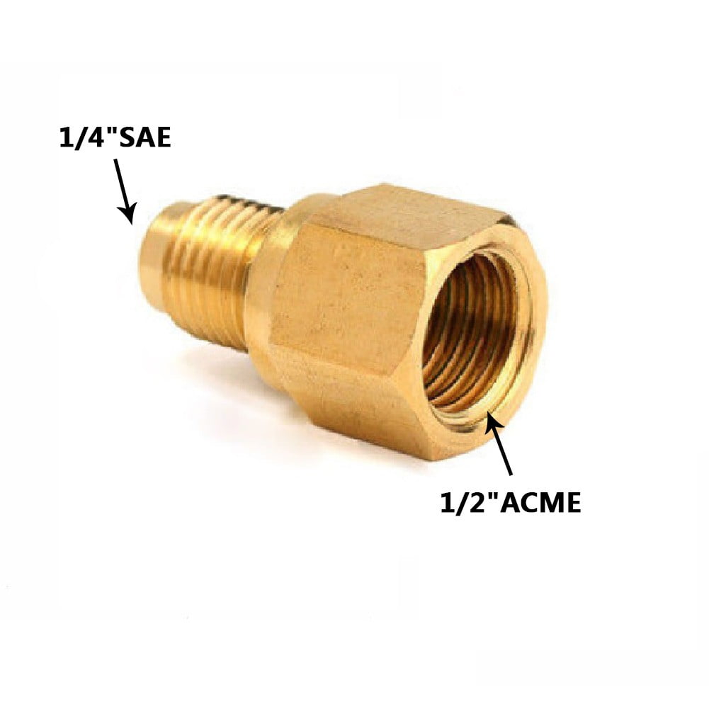 NEW R134A R12 Car Conditioner Adapter & Quick Coupling 1/2" ACME Female ...
