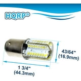 HQRP 2-Pack 110V LED Light Bulbs Cool White for Pfaff 7510 / 7530 ...