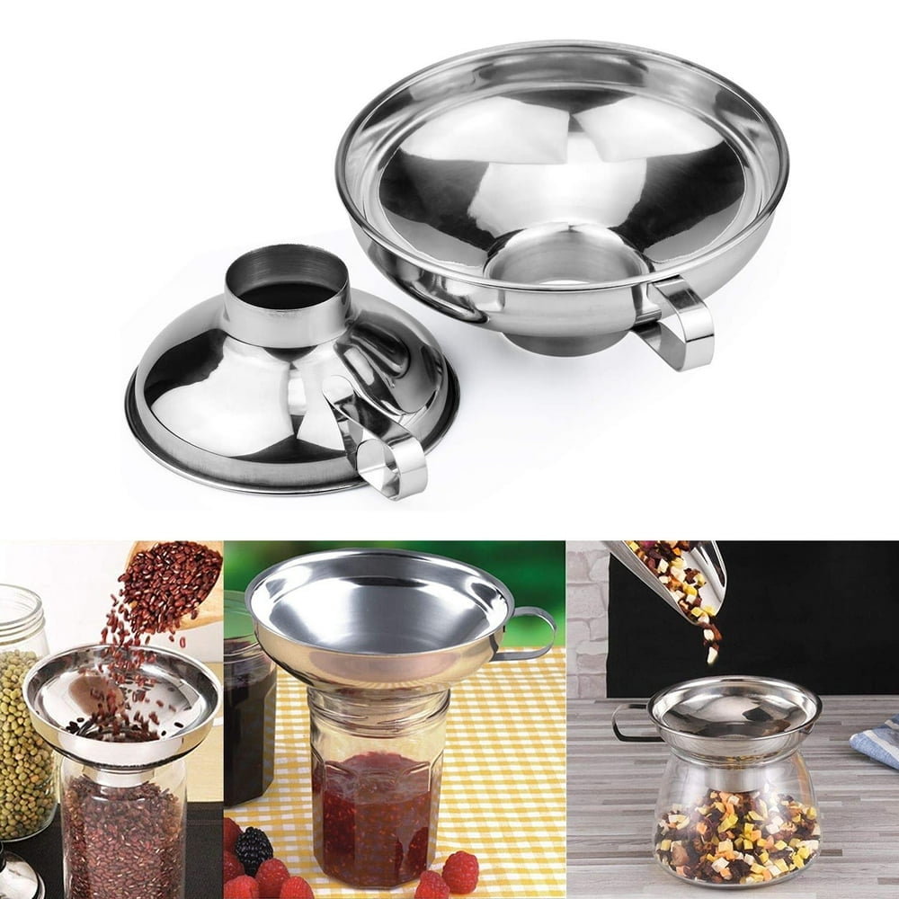 Click here for Mesase Canning Funnel Kitchen Stainless Steel Funn... prices