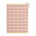 Small Arrow Stickers 0.77x0.3", 15 Sheet Self Adhesive Inspection ...