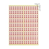 Small Arrow Stickers 0.77x0.3", 15 Sheet Self Adhesive Inspection ...