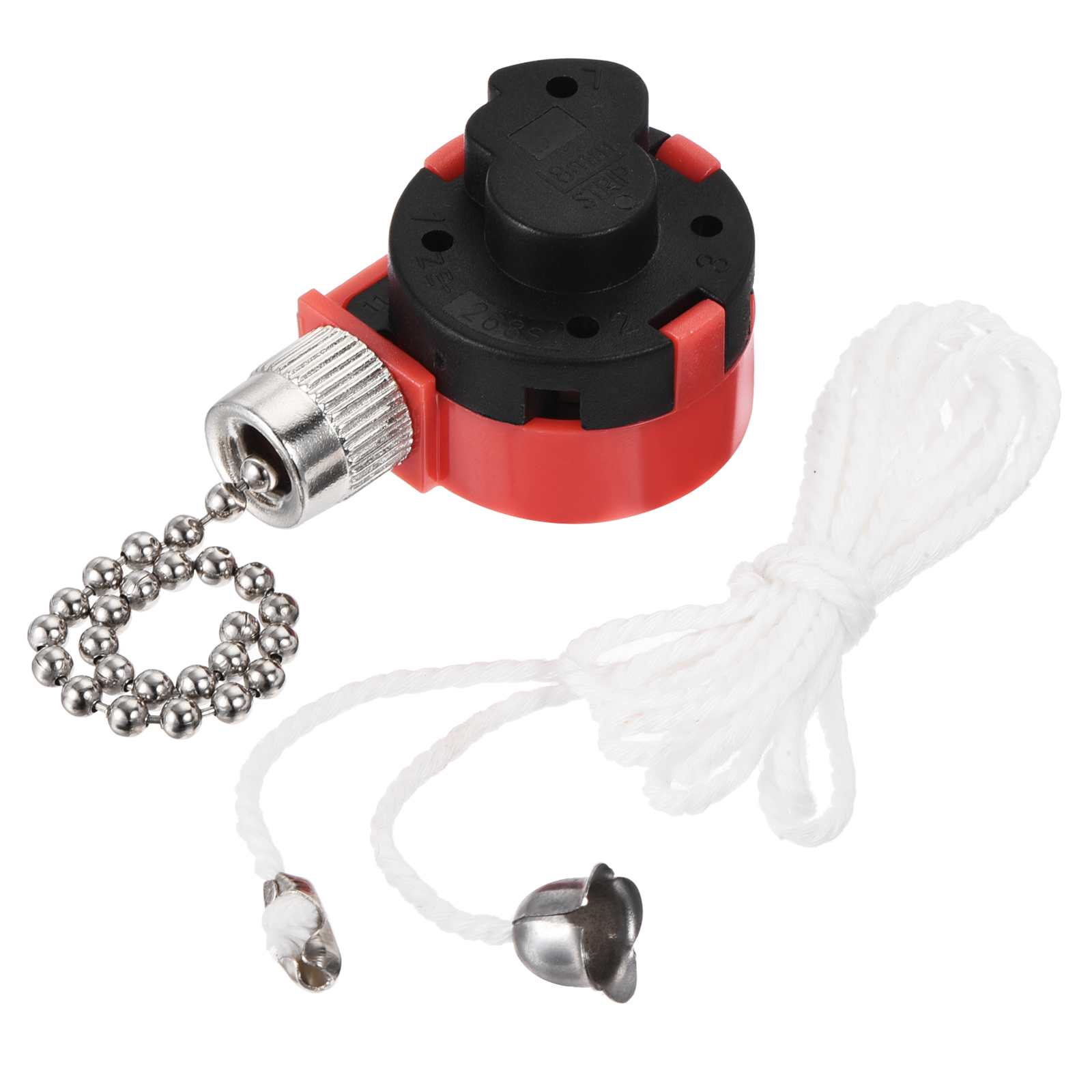Uxcell 3.94'' Pull Chain Switch 3 Speed ZE-268S1 W String For Ceiling ...
