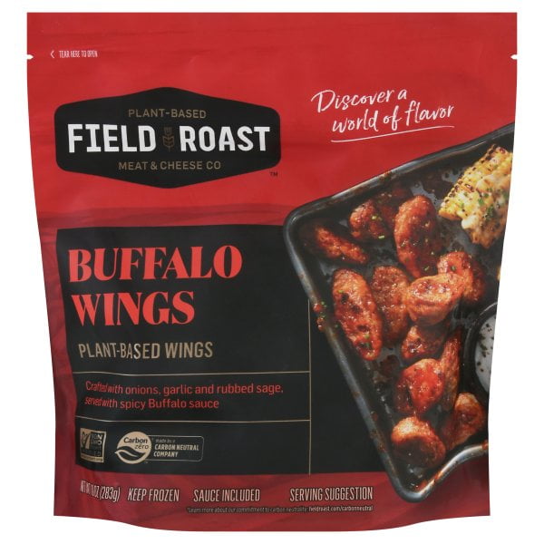Field Roast Plant-Based Buffalo Wings, 10oz 14 CT Resealable Bag ...