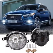 For Infiniti M M37 M56 LED Fog Lamps Driving Lights Kit Set 2011 2012 ...