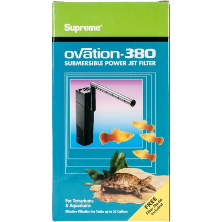 Supreme Ovation 380 Internal Filter-For Tanks Up To 25 Gallons ...