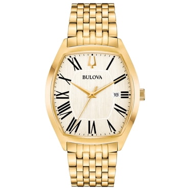 Bulova Dress Black Dial Two-tone Men's Watch 98A117 - Walmart.com