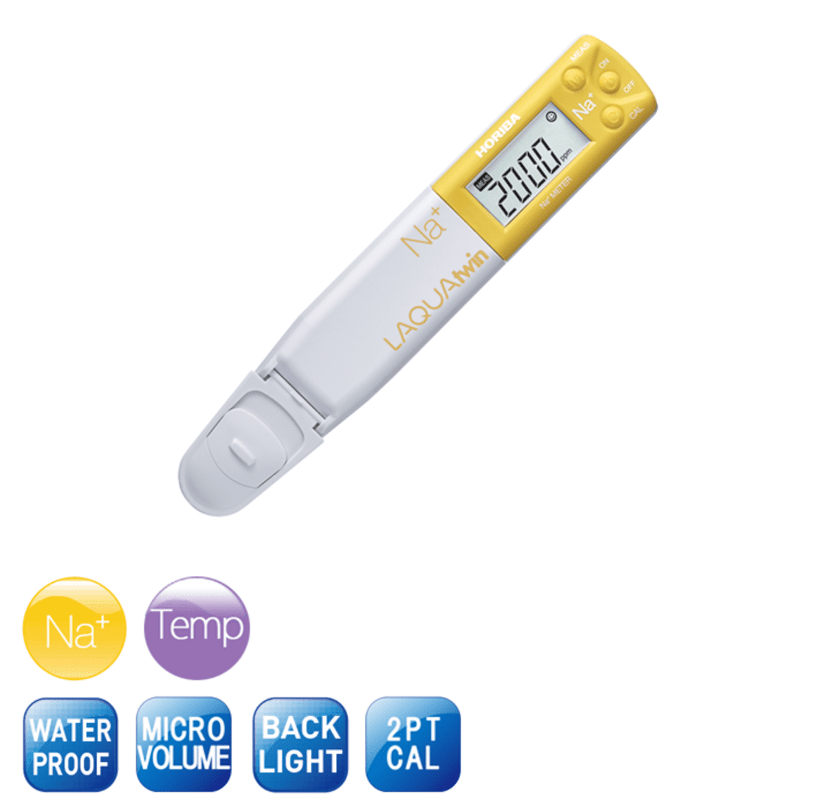 HORIBA LAQUAtwin Na-11 Sodium Pocket Tester, Range 2 to 9900 ppm ...