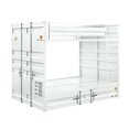 Acme Kids Full over Full Bunk Bed, Cargo Container Style, Multiple ...