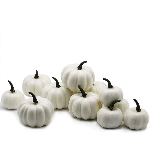 Real Mini White Pumpkins