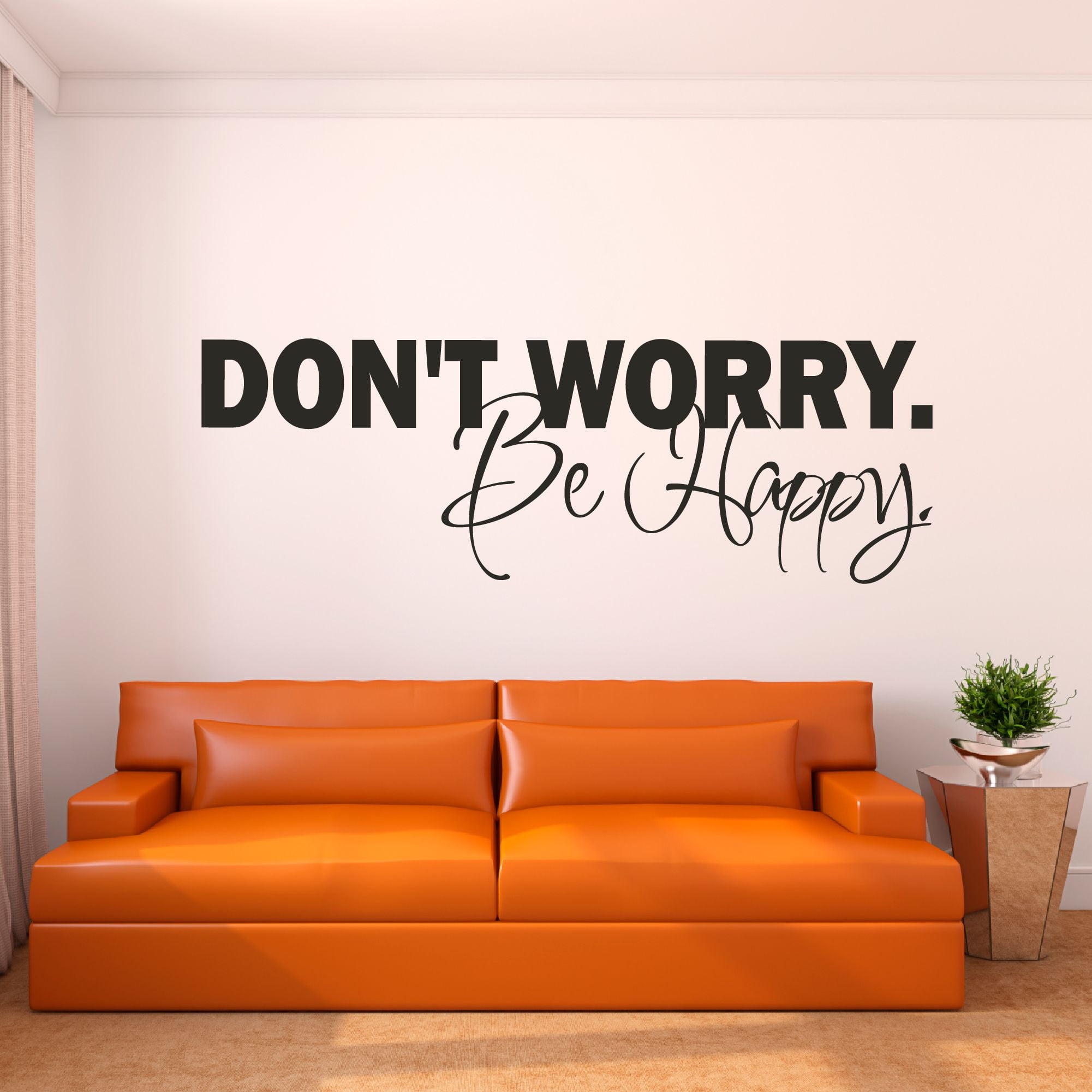 Quotes & Sayings Wall Decals for Family Living Room - White Simple ...