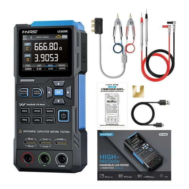 FNIRSI LC1020E Handheld LCR Bridge Meter - Digital Multimeter for ...