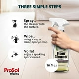 Prosol Works Floor Cleaner 16 oz - Floor Cleaning Spray for Tile, Wood ...