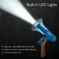PYLE Portable Waterproof Megaphone with LED Lights & Rechargeable ...