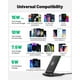 INIU Wireless Charger, 15W Fast Charging Station with Adaptive Light ...