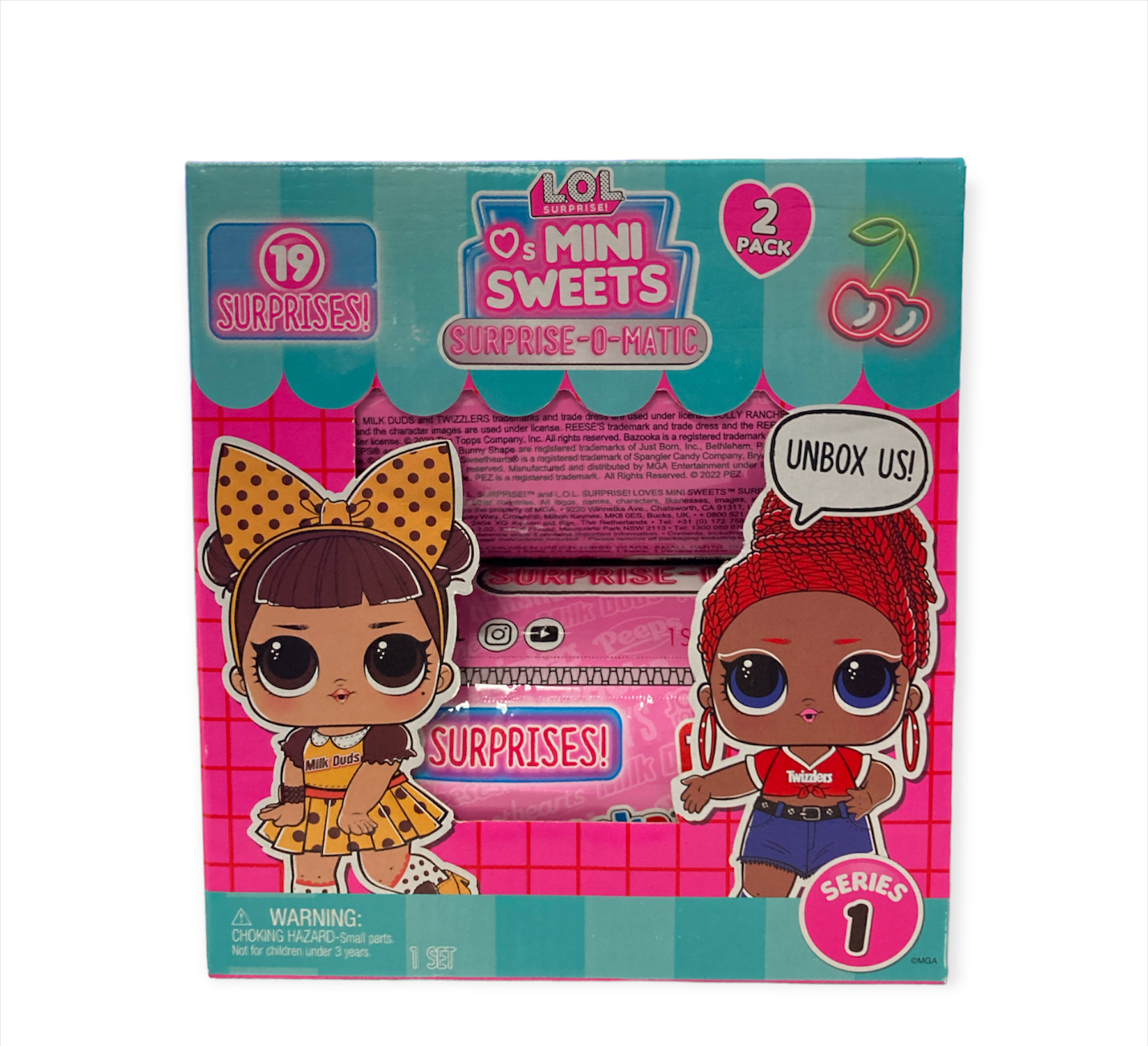 LOL Surprise Loves Mini Sweets Surprise O Matic Dolls Milk Duds And LOL Surprise Loves Mini Sweets Surprise O Matic Dolls Milk Duds And