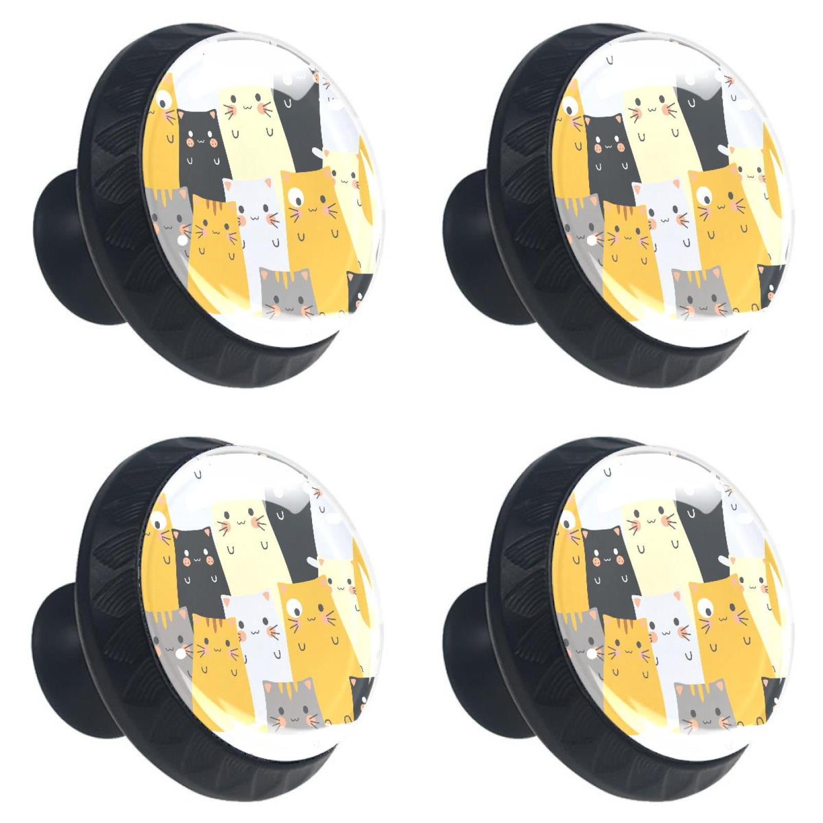 4 Pcs Funny Art Animal Knobs for Kitchen Cabinet Cupboard Dresser ...