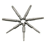 Torx Security Screwdriver Bit Set T10-T40 1/4 Inch Shank 2 Inch/50 mm ...