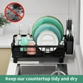 Dish Drying Rack Stainless Steel Racks For Kitchen Counter Drainer With ...