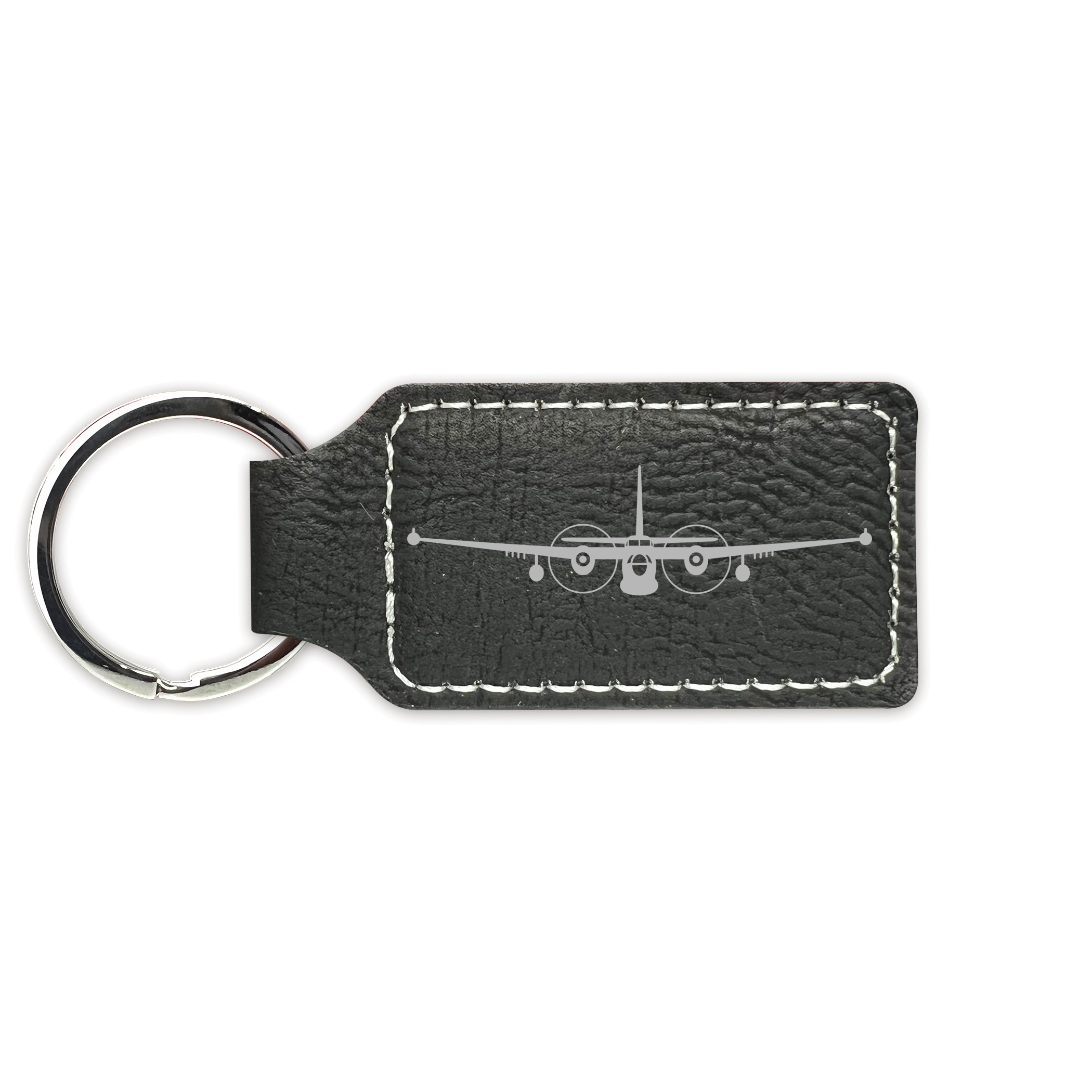 P-2 Neptune Keychain Leatherette Rectangle - Laser Engraved - Many ...