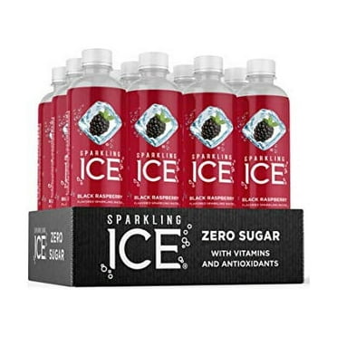 Sparkling Ice STARBURST Cherry, Zero Sugar, Fizzy Flavor, Low Calorie, 17 fl oz (Pack of 12 ...