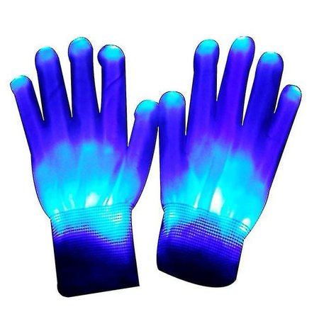 Luminous Led Gloves Halloween Gift Colorful Fluorescent Gloves - Walmart.ca