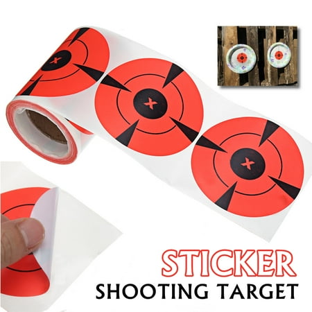 Target Pasters,Target Stickers,3'' Round Adhesive Shooting Targets Red ...
