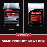 Bondo 3M Professional Auto Body Putty, Fast Dry Filler (Quart) for Home ...