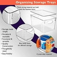Plastic Storage Bins With lids, 4 Pack – Perfect Pantry Organization ...