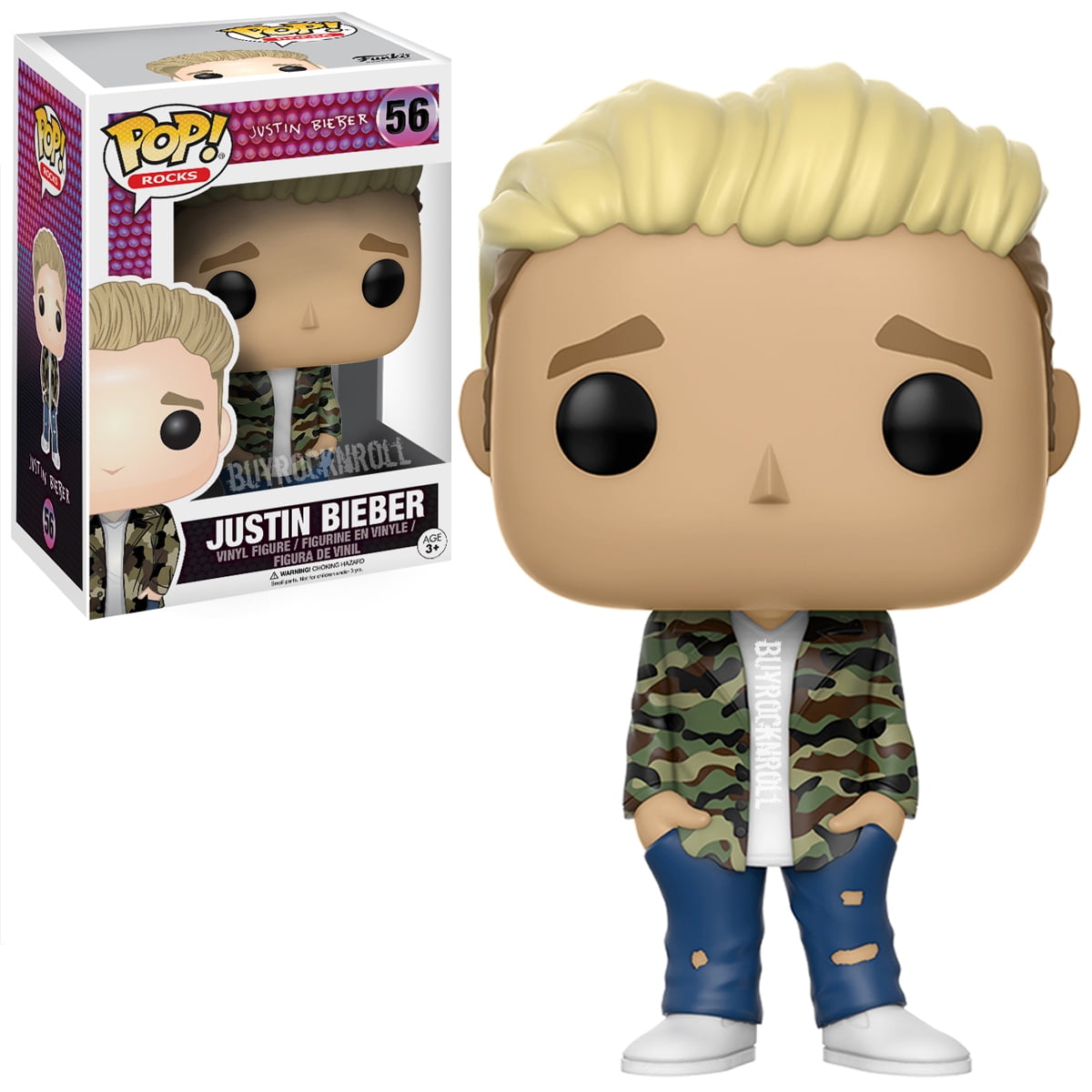 Justin Bieber Collectible Handpicked 2017 Funko POP! Rocks Figure #56 ...