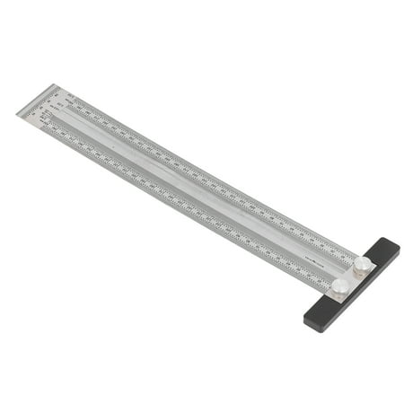 Carpenter T Ruler, Woodworking Marking T Ruler Flexible Clear Scale ...