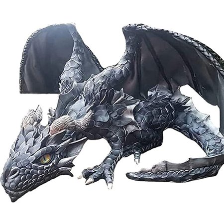 ZAJAIO Squatting Dragon Sculpture Independent Station Product Squatting ...