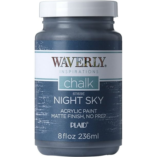 Waverly Inspirations Chalk Paint, Ultra Matte, Night Sky, 8 fl oz ...