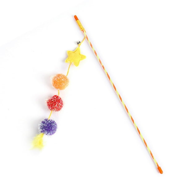 Cat Wand, Bright Color Soft Cat Teaser Stick For Pets Playing - Walmart.ca