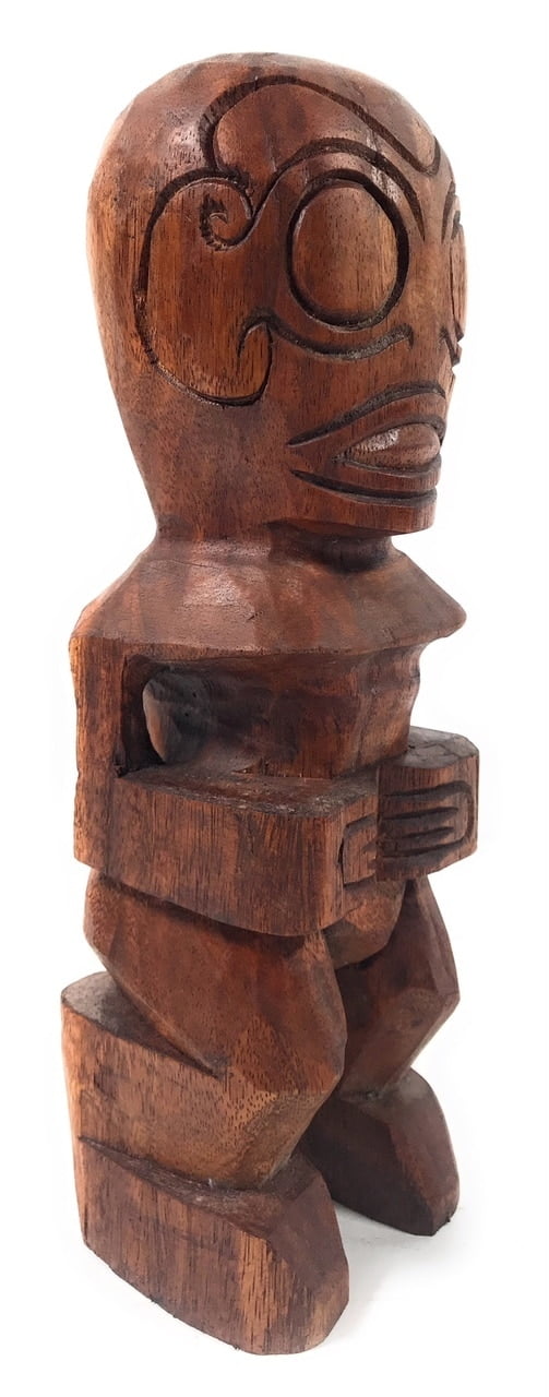 Fisherman's Good Luck Tiki Statue 12" Stained - Hawaii | #yda1102530b ...