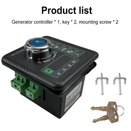 4 Digit LED Digital Display Generator Controller with Keys Parts Manual ...